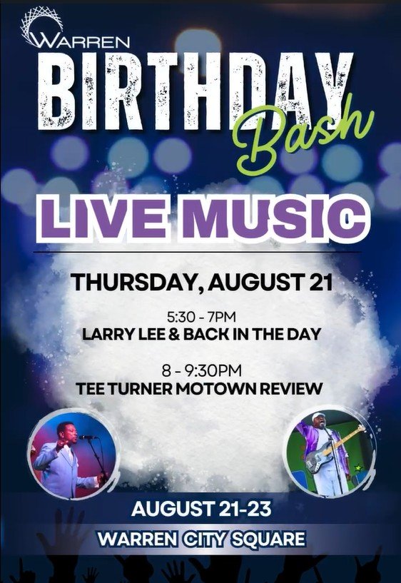 City Of Warren Birthday Bash 2025 – Larry Lee